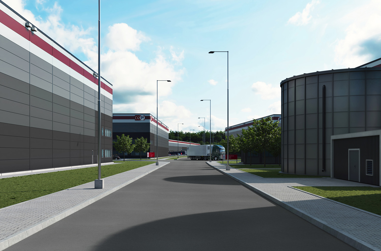 Construction begins of two new halls at P3 Plzeň Myslinka park | P3 ...